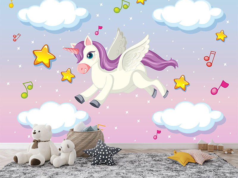 Jednorozi 003 - Dečije Foto Tapete